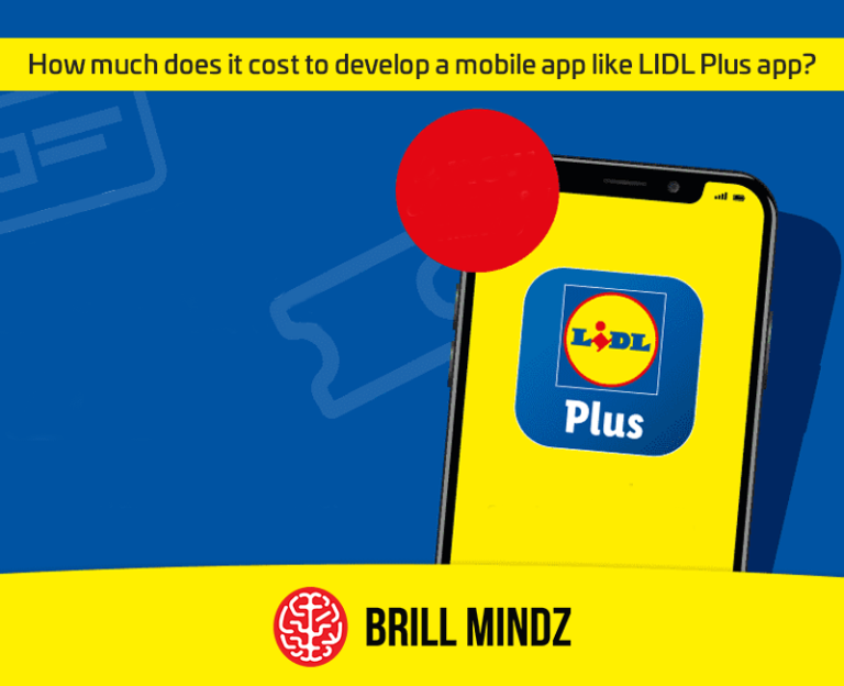 How much does it cost to develop a mobile app like LIDL plus app?